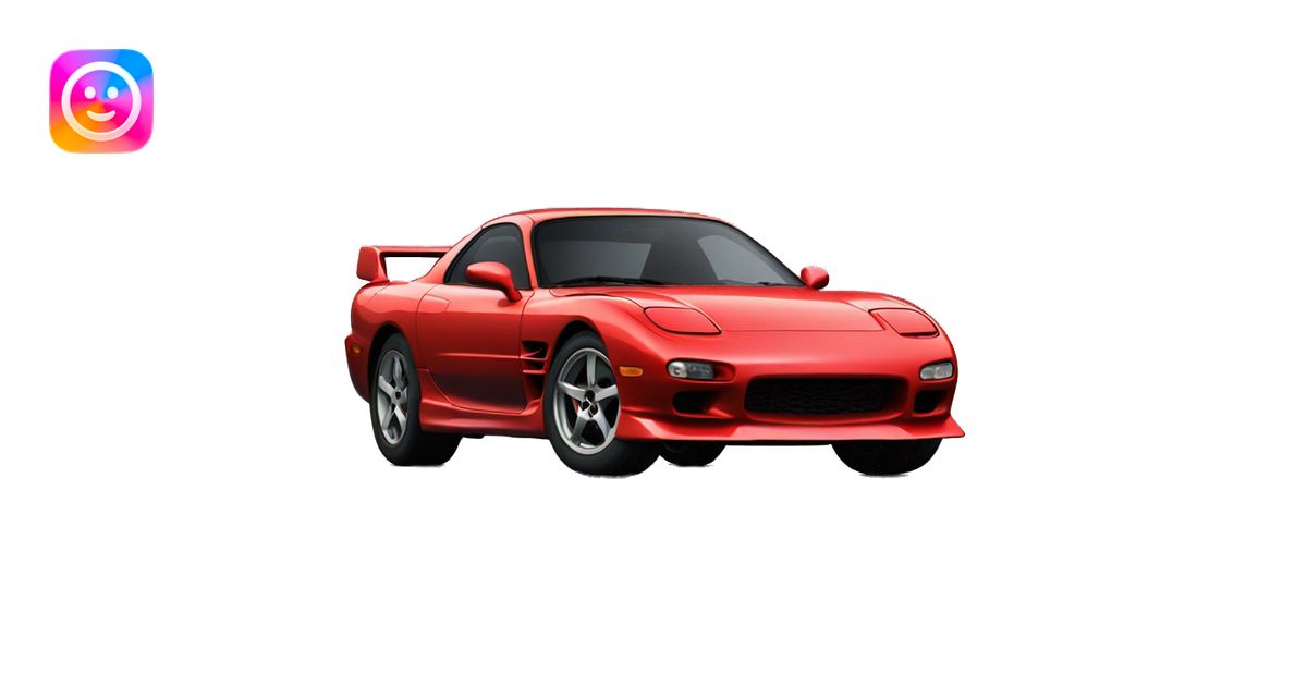 Mazda RX7 emoji | AI Emoji Generator