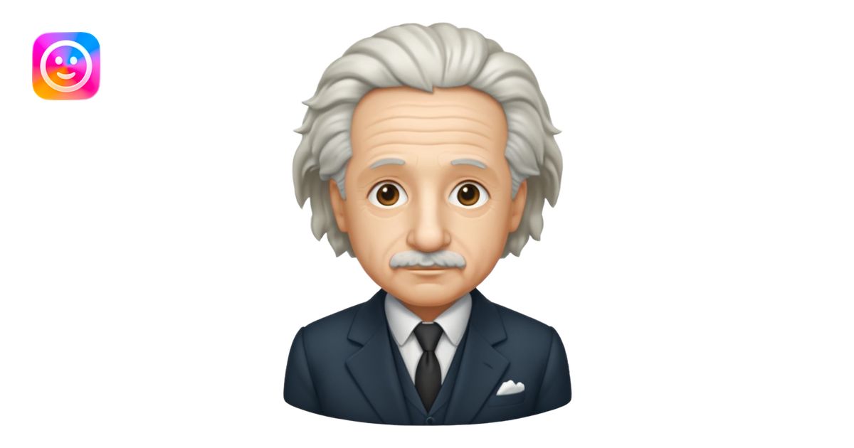 albert einstein emoji | AI Emoji Generator