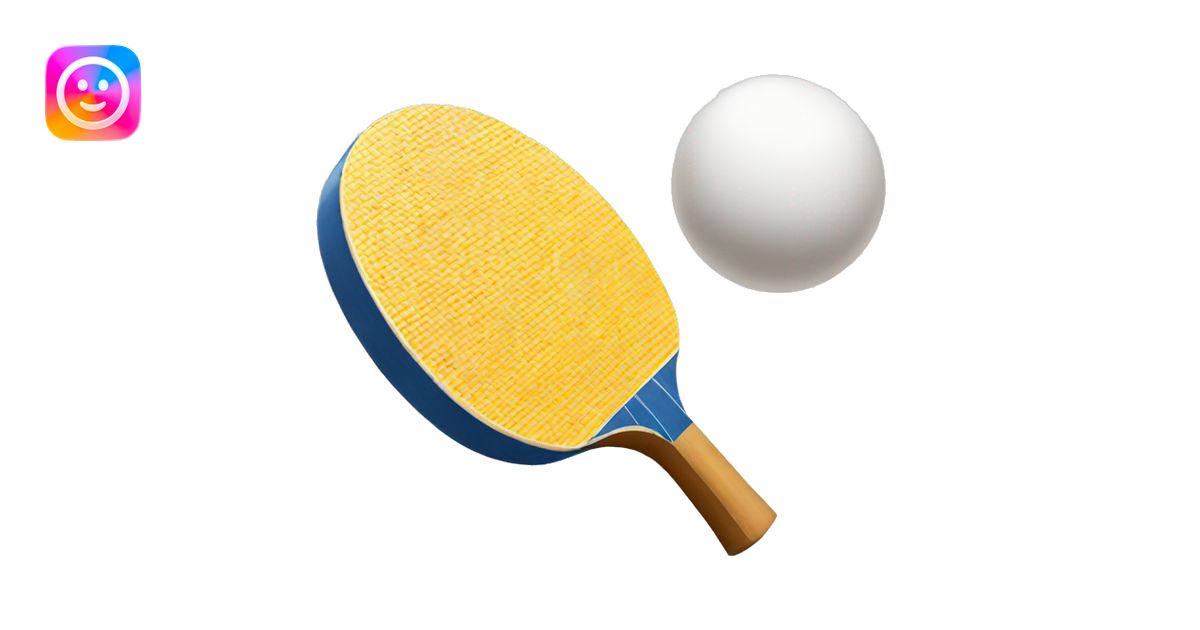 ping pong emoji | AI Emoji Generator