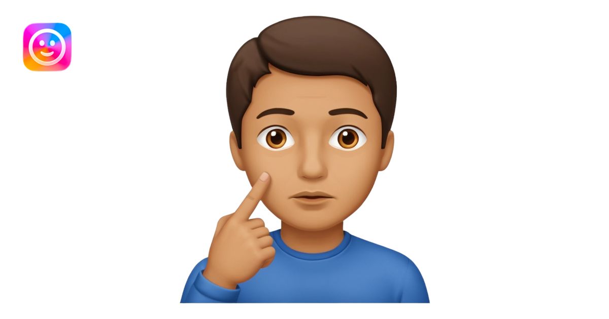 man showing shh to be quiet emoji | AI Emoji Generator