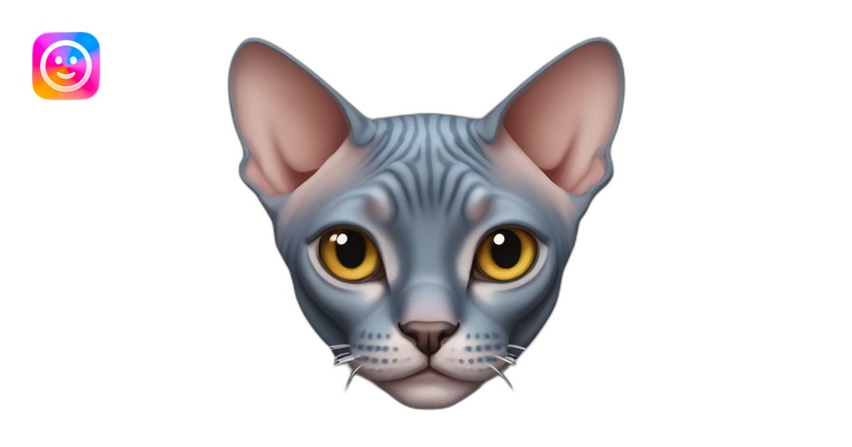 sphynx cat emoji | AI Emoji Generator