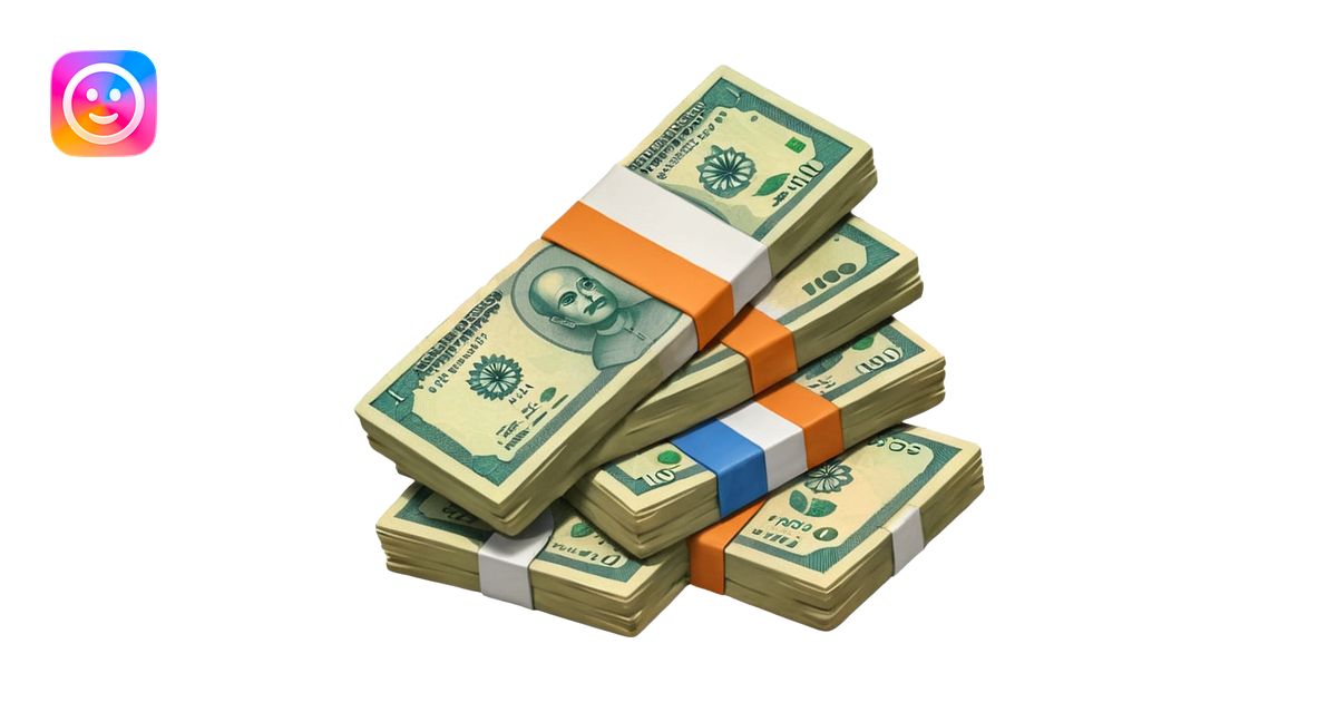 show me cash flow.indian rupee currency only emoji | AI Emoji Generator