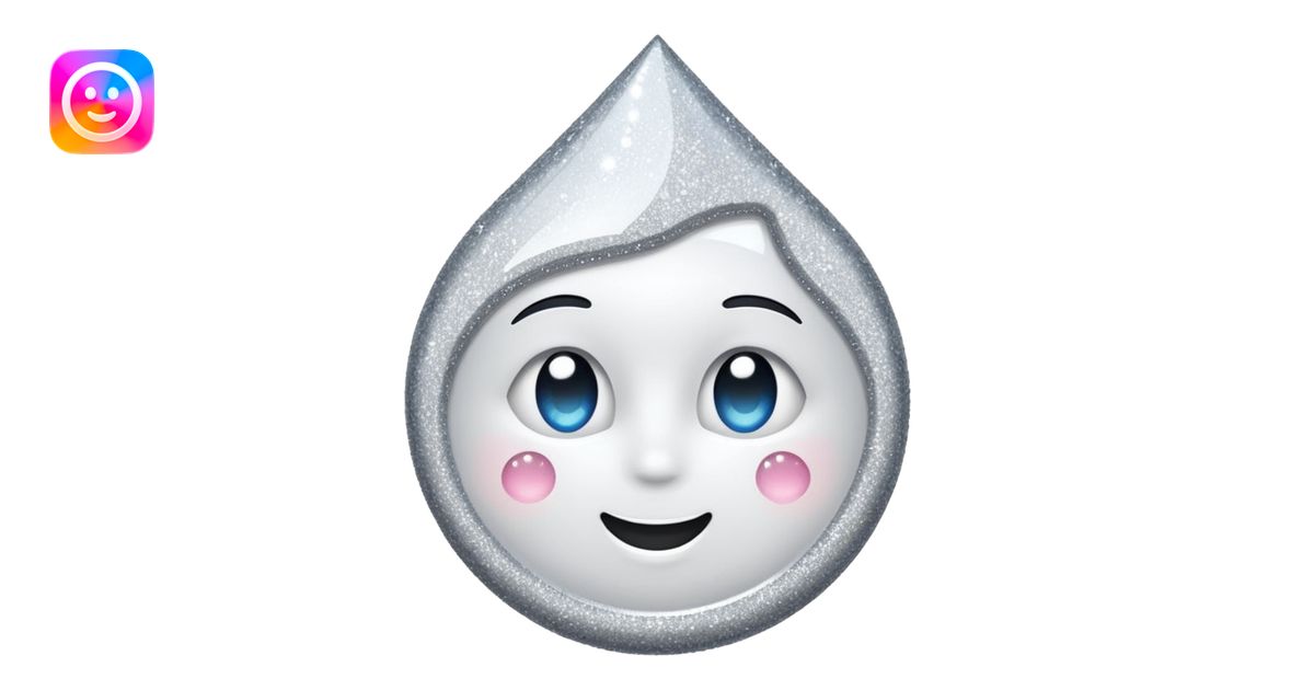white glory glitter emoji | AI Emoji Generator