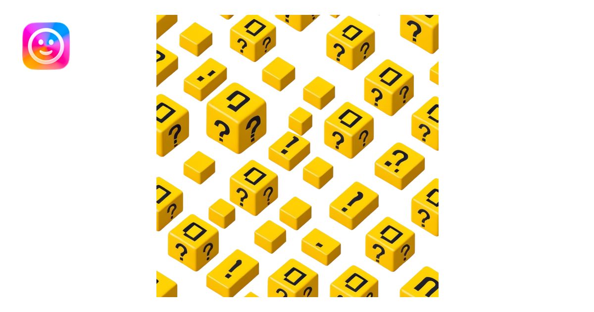 Super Mario blocks emoji emoji | AI Emoji Generator