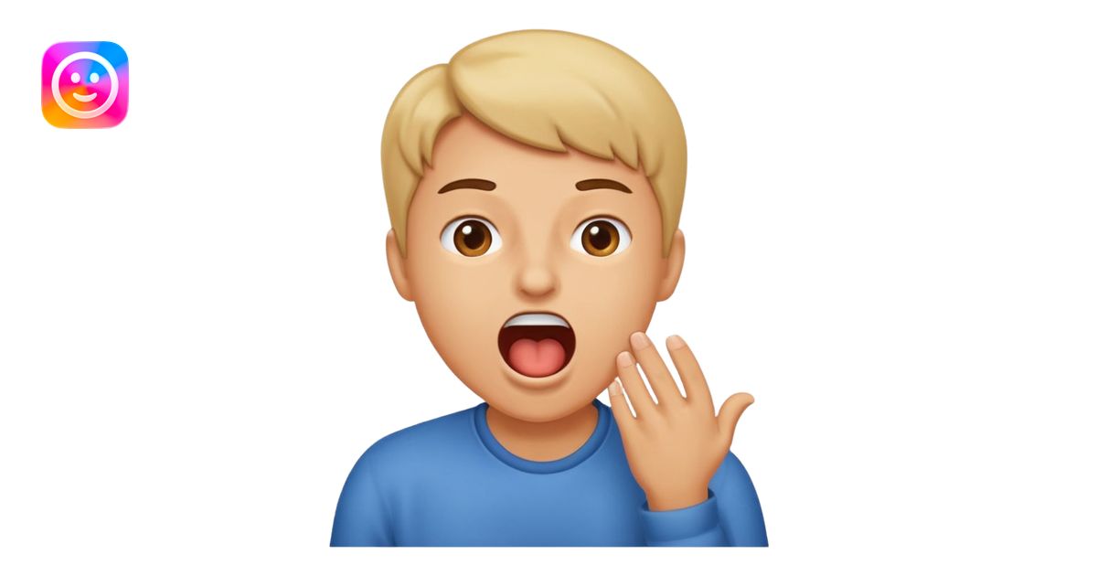 Make a person burping emoji | AI Emoji Generator