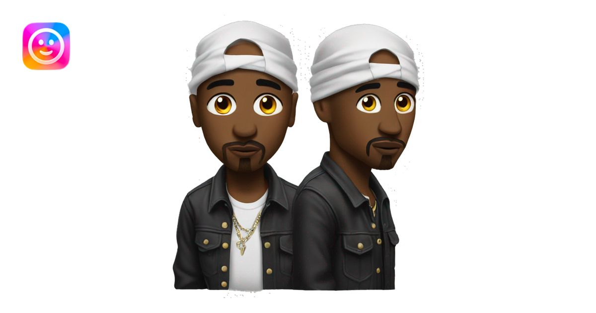 Tupac emoji | AI Emoji Generator