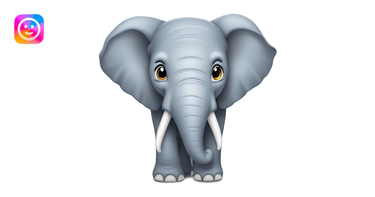 elephant emoji | AI Emoji Generator