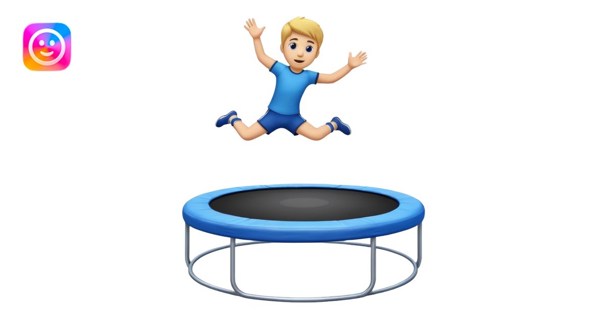Trampoline emoji | AI Emoji Generator