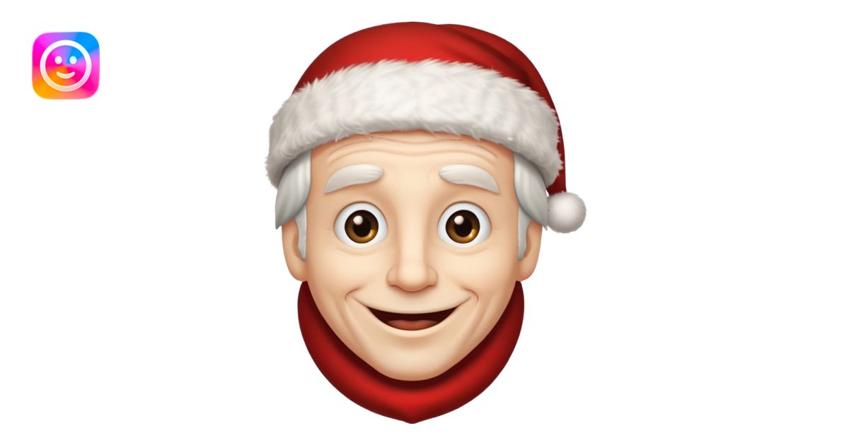 happy scrooge with Santa hat emoji | AI Emoji Generator