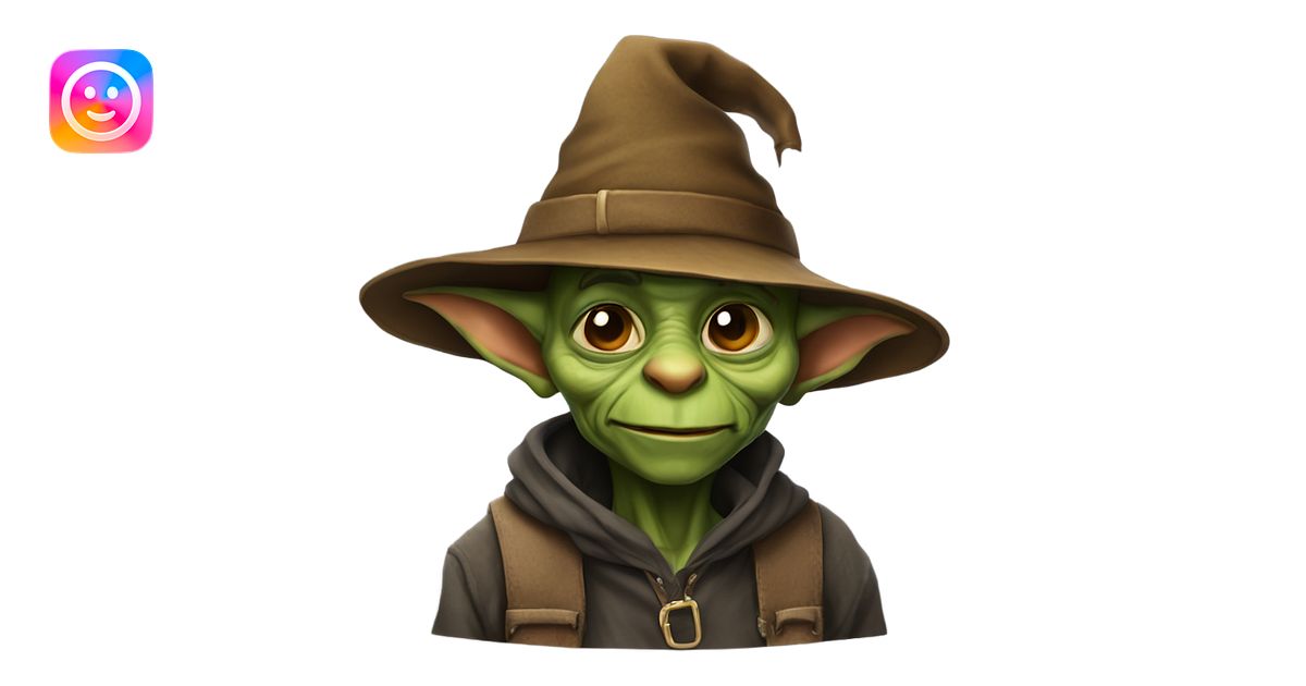 A goblin who sits at a computer and frames websites, he also has a hat ...