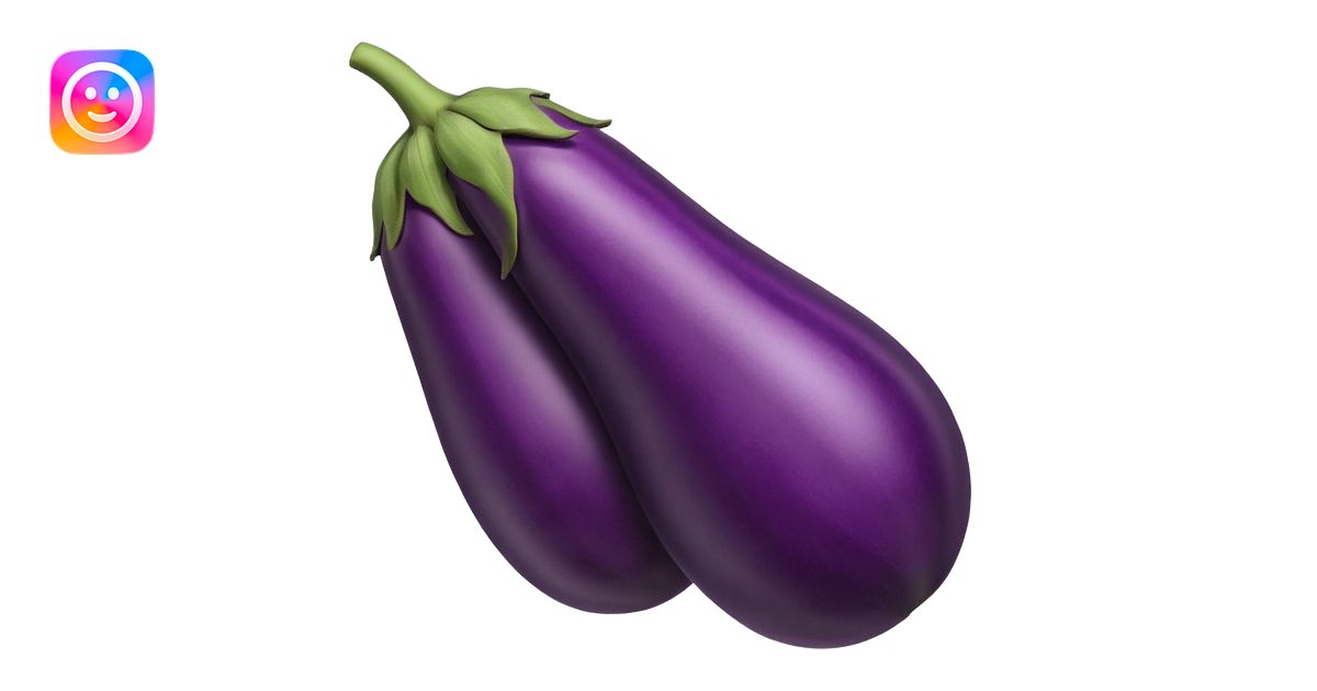 eggplant with big defined veins emoji | AI Emoji Generator