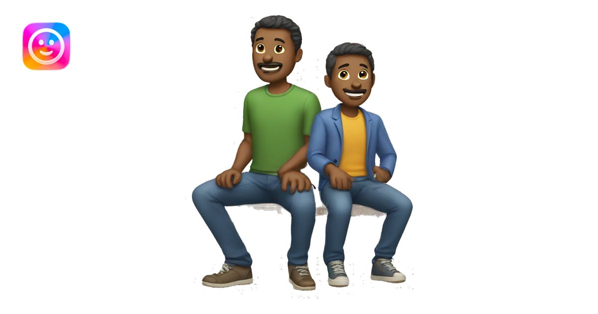 family two men emoji | AI Emoji Generator
