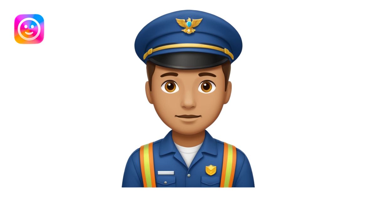 now a want a ground crew guy emoji | AI Emoji Generator