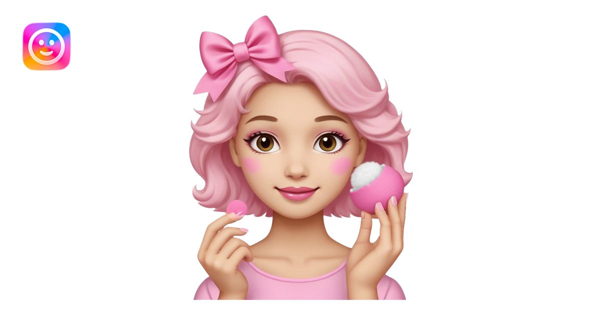 female face, light skin tone, small simple closed smile. One hand ...