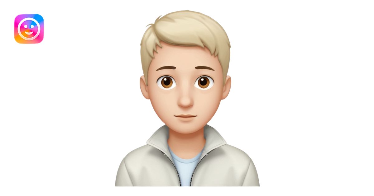 teenage man with very short gradient hair, brown eyes and long lashes ...