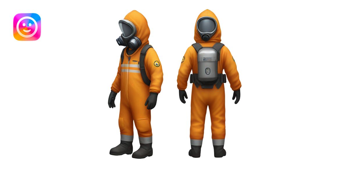 Rust game with hazmat su emoji | AI Emoji Generator