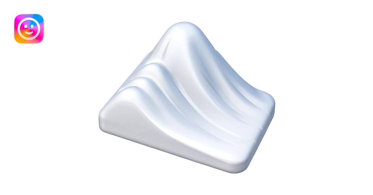 snow slope emoji | AI Emoji Generator