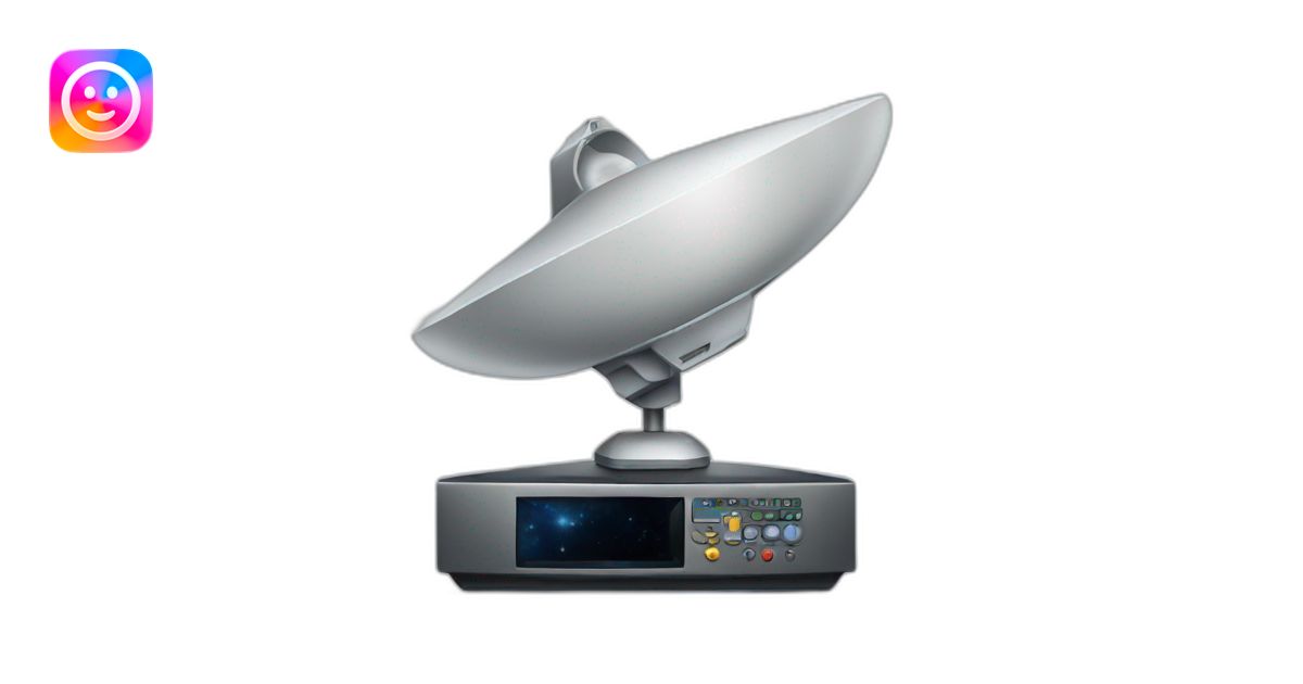 satellite receiver emoji | AI Emoji Generator