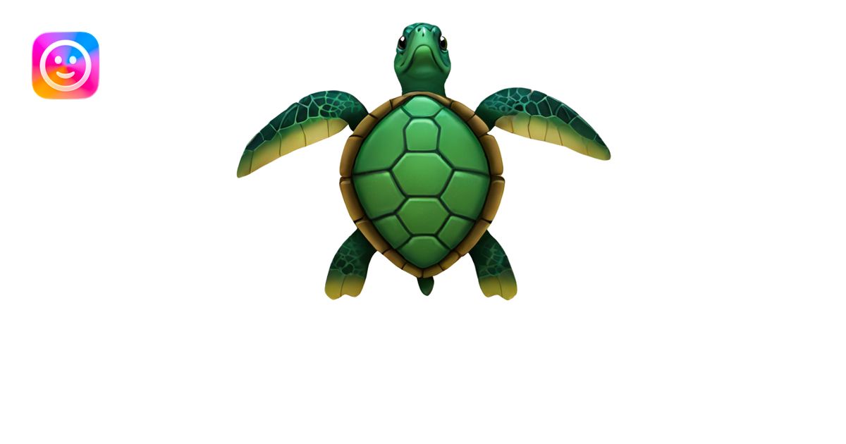 Sea turtle emoji | AI Emoji Generator