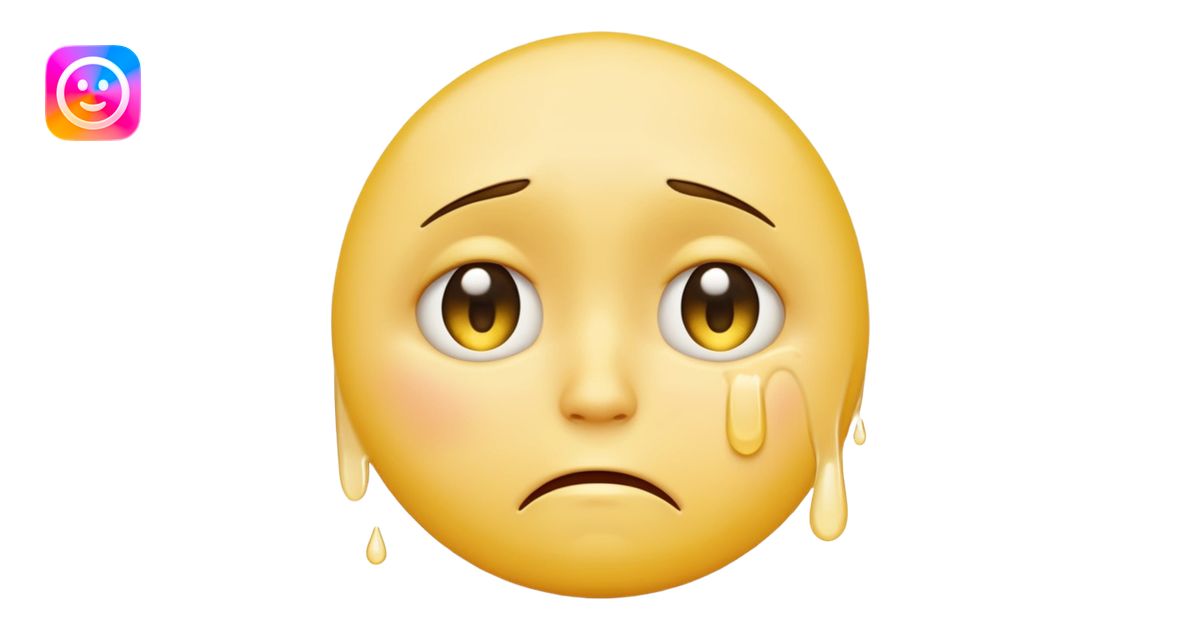very very very very very very sad yellow faced emoji with lots and lots ...