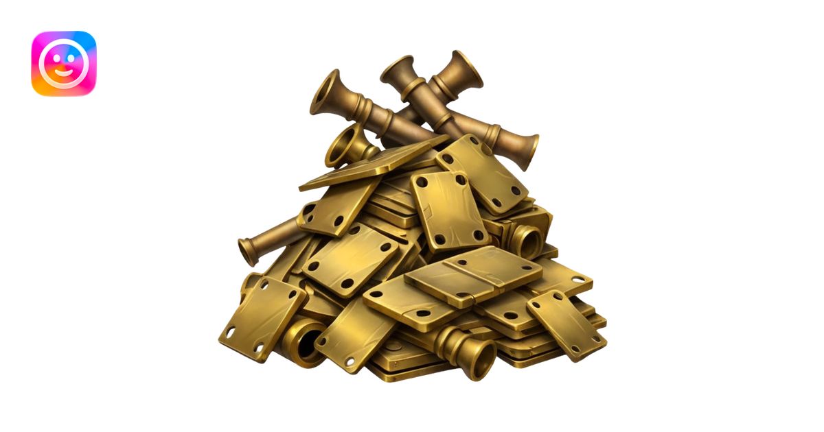 Mixe Brass scrap emoji | AI Emoji Generator
