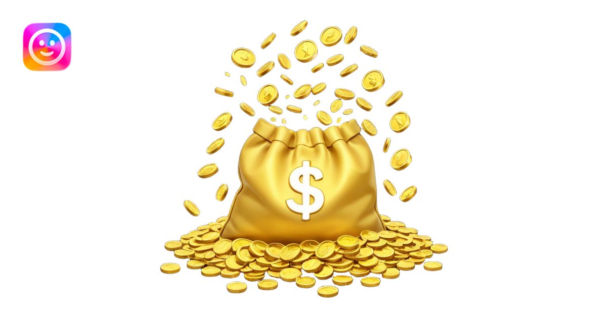 I would like a small pouch of gold coins that opens and the coins get ...