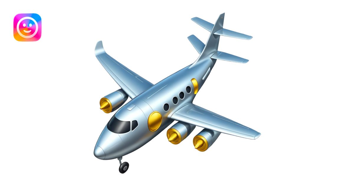 coin aircraft on surface emoji | AI Emoji Generator