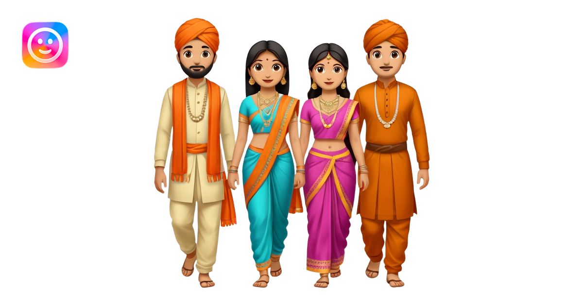 Chal chal chal from india emoji | AI Emoji Generator