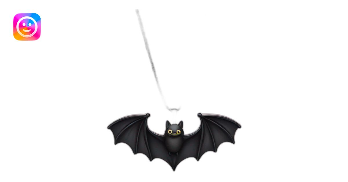 A bat wing necklace emoji | AI Emoji Generator