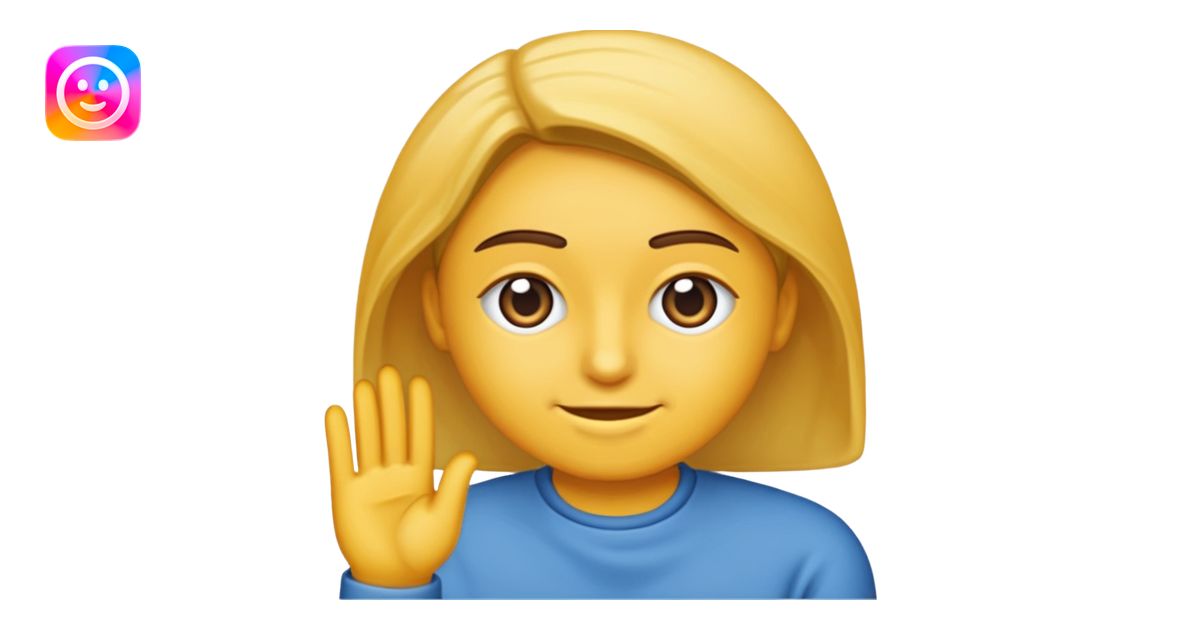 Merhaba emoji olarak mavi tik istiyorum emoji | AI Emoji Generator