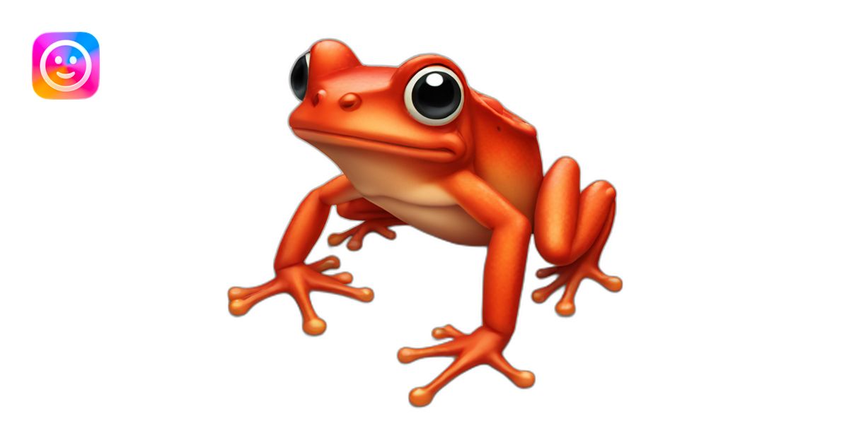 red frog emoji | AI Emoji Generator