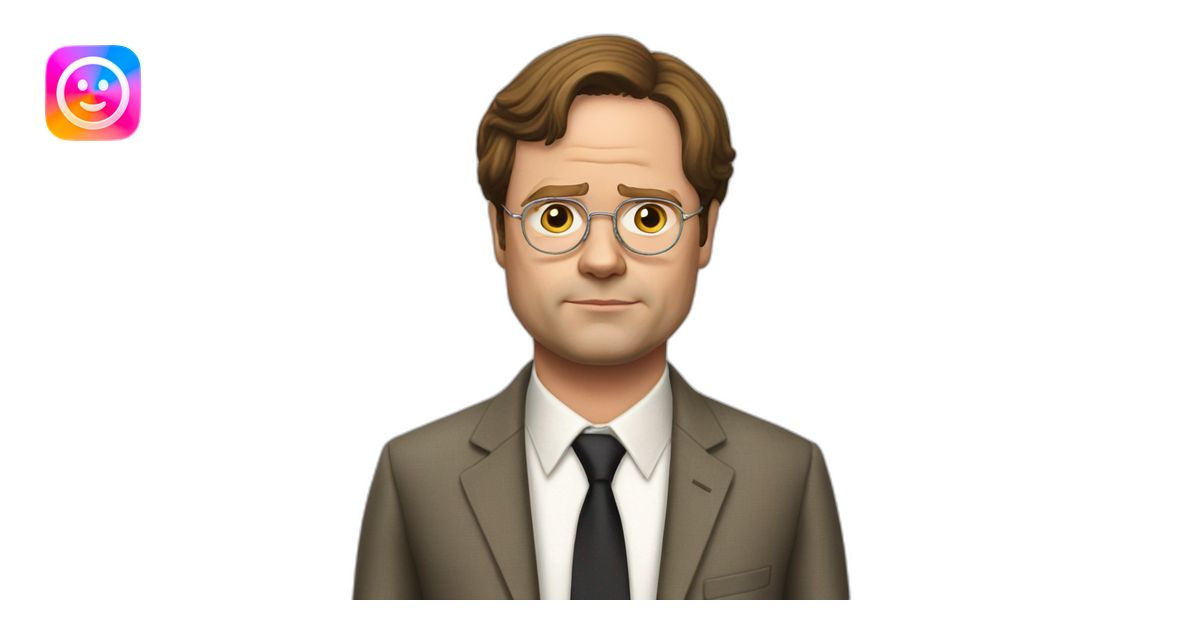Dwight Schrute emoji | AI Emoji Generator