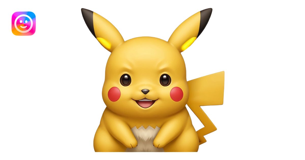 Pikachu emoji | AI Emoji Generator