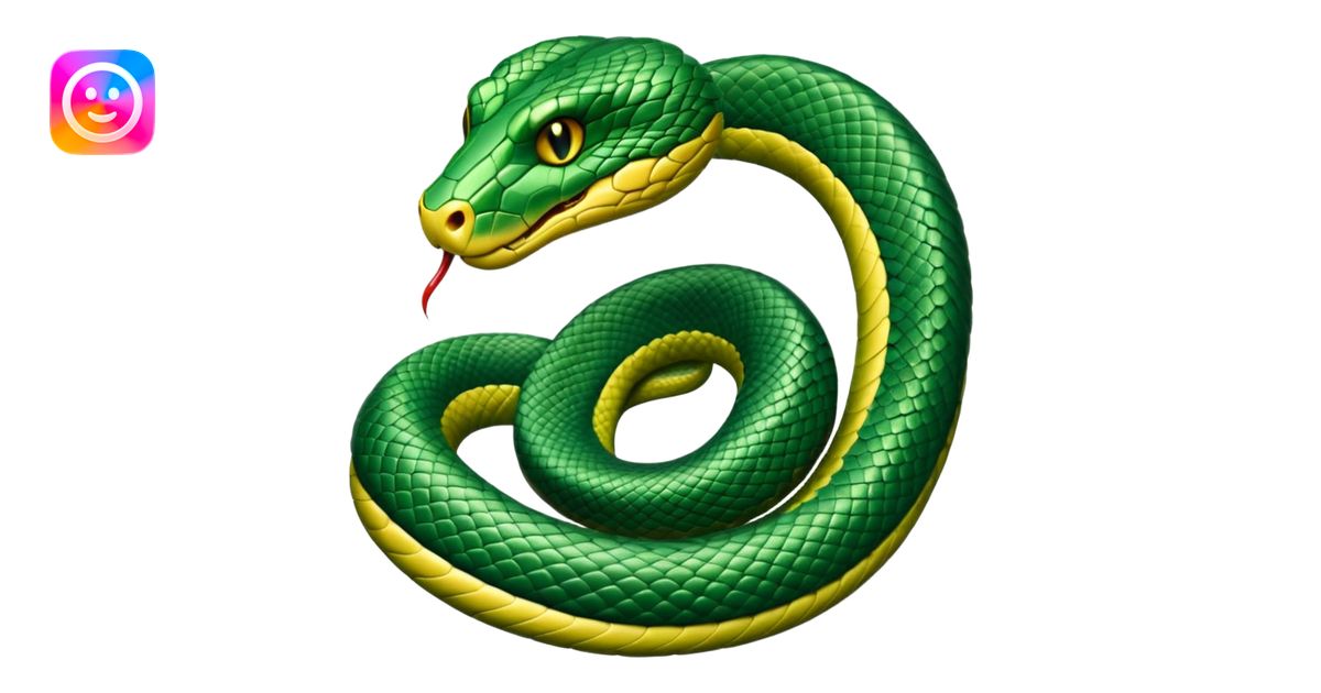 Snake emoji | AI Emoji Generator