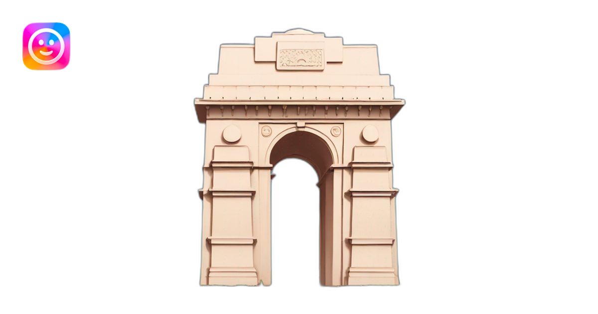 India gate emoji | AI Emoji Generator