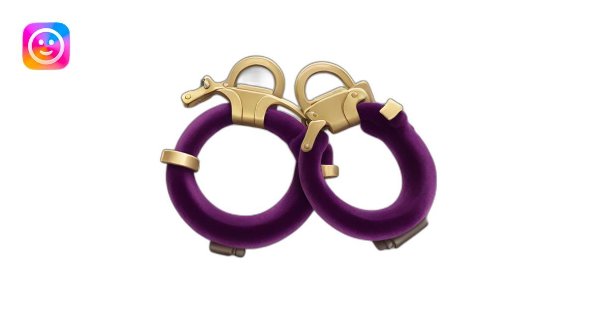 velvet handcuffs emoji | AI Emoji Generator