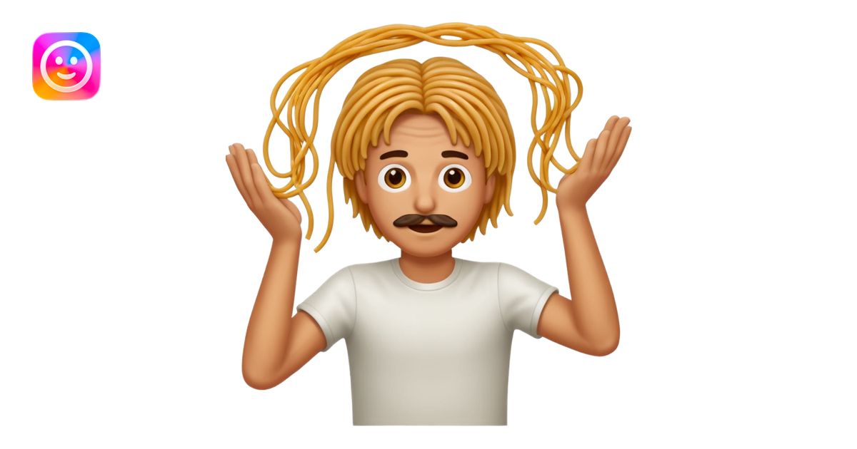 throwing spaghetti emoji | AI Emoji Generator