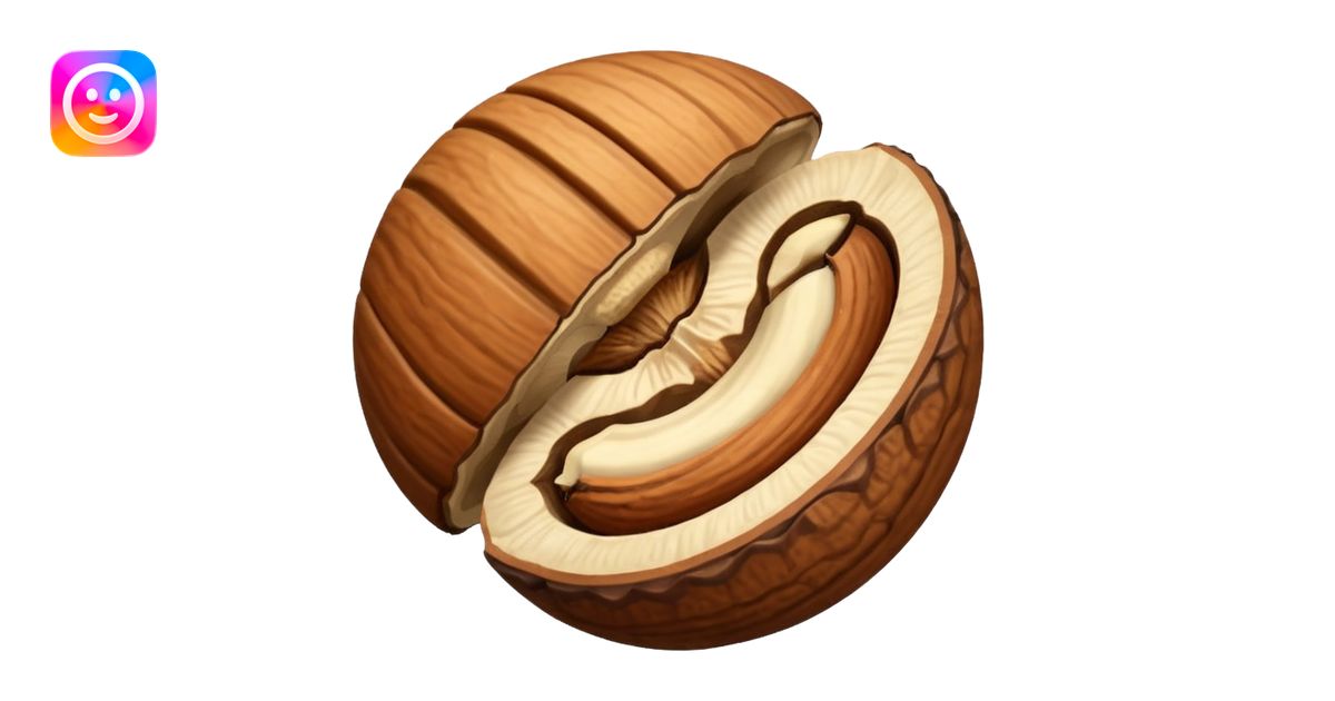 SINGLE NUT emoji | AI Emoji Generator