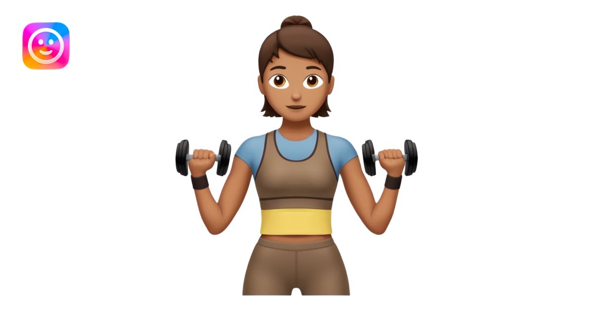 Brown workout outfit emoji | AI Emoji Generator