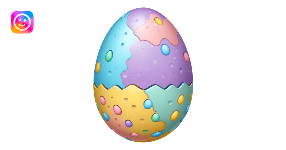 Easter egg emoji | AI Emoji Generator