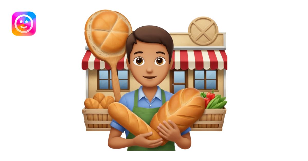 Shopper with bread loaf,Farmers’ Market, background bakery shop, market ...