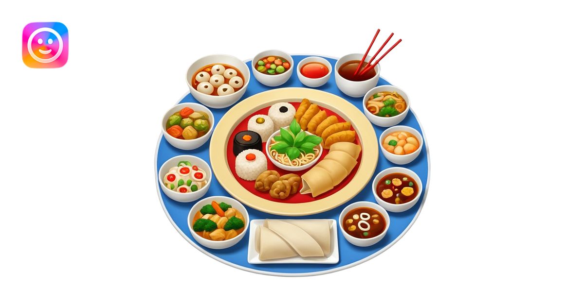 Chinese food emoji | AI Emoji Generator