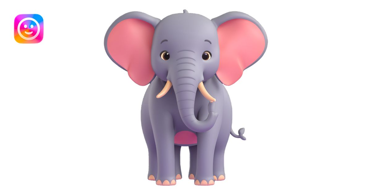 Elephant emoji | AI Emoji Generator
