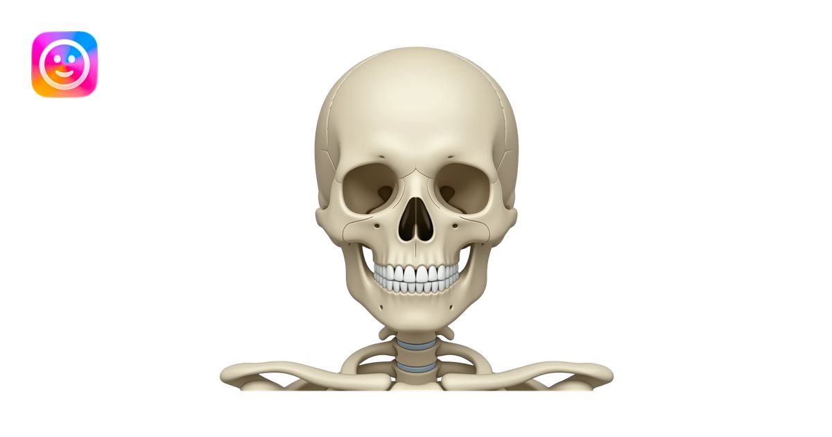 Skeleton emoji | AI Emoji Generator