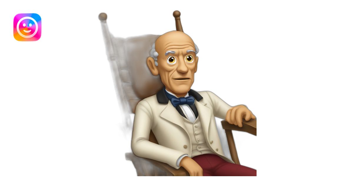 hector salamanca on his whelling chair emoji | AI Emoji Generator