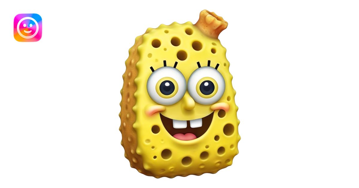 freaky Spongebob down symptoms deformed emoji | AI Emoji Generator