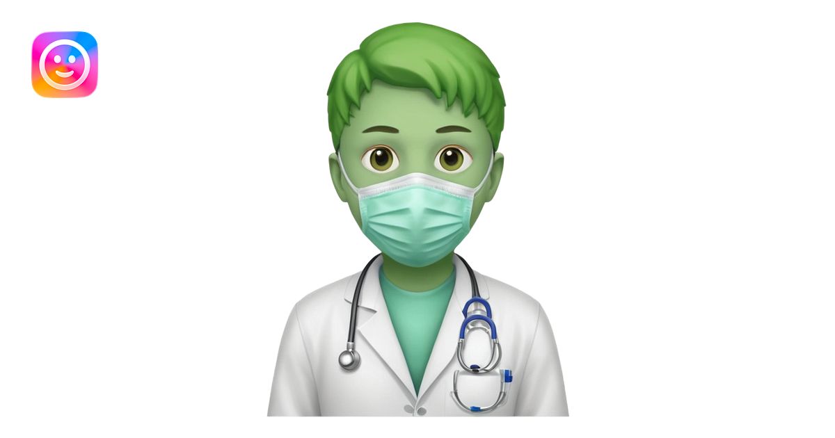 Alien Doctor emoji | AI Emoji Generator