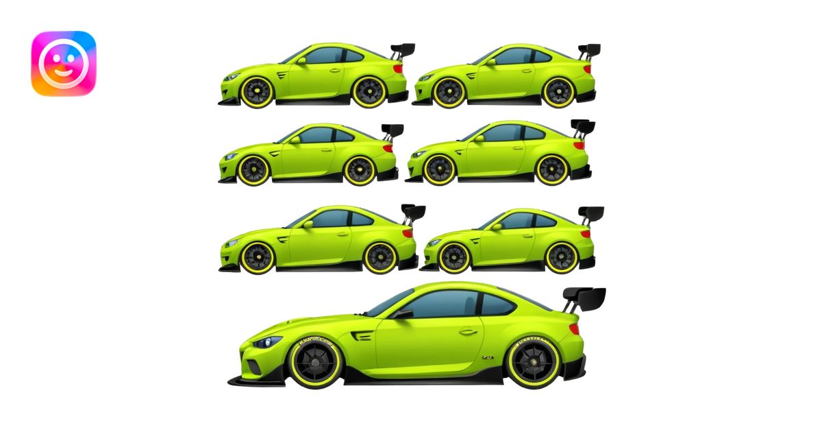 Emoji pack for R2 motorsport company, drift builds, motorsport parts ...