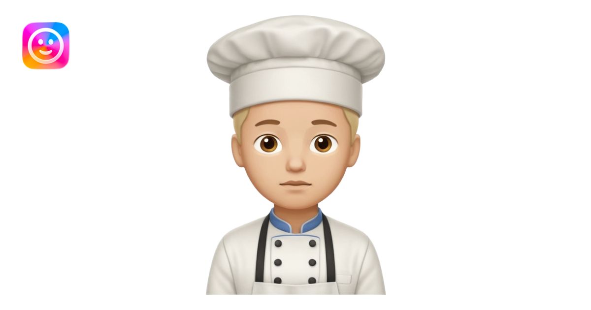 chef thinking emoji | AI Emoji Generator