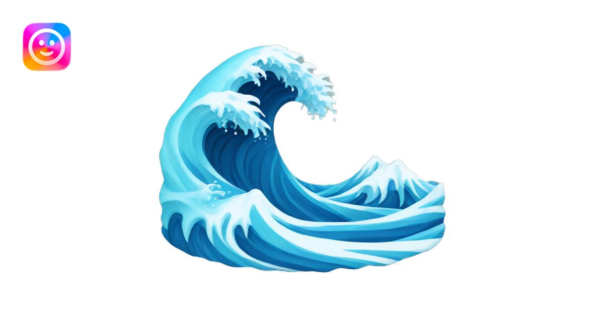 water wave emoji | AI Emoji Generator